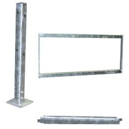 8'Long Boca Rail/Midrail Frame, Galv