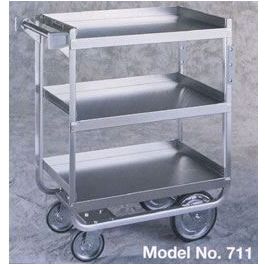 Stainless Steel U-Frame Utility Carts-3 Shelf
