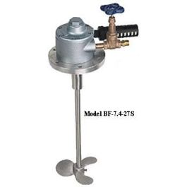 Dual Prop Flange Mount Mixer, 1 HP Air Mtr