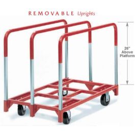 Panel Mover,3 Std Uprights, 5" Phenolic Casters
