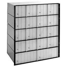 Aluminum Mailbox 18 Door Standard System
