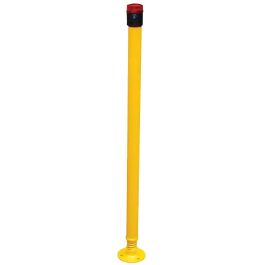 Spring Loaded Steel Bollard w/Beeper & Strobe