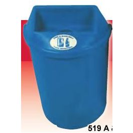 Half-Moon 15 Gallon Container (Round Hole)