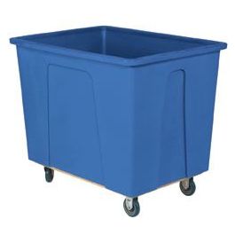Plastic Box Truck, 4 bushel, Blue